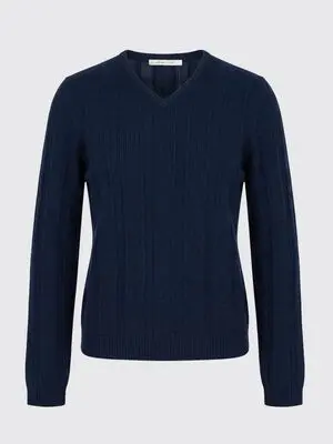 Paloma Wool V-neck Merino Wool And Cashmere Blend Jumper - Blue