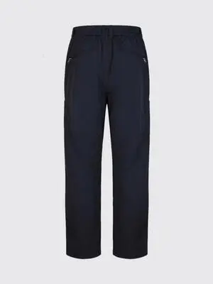WOOYOUNGMI Wide-leg Cotton-blend Trousers With Belt Loops And A D-ring