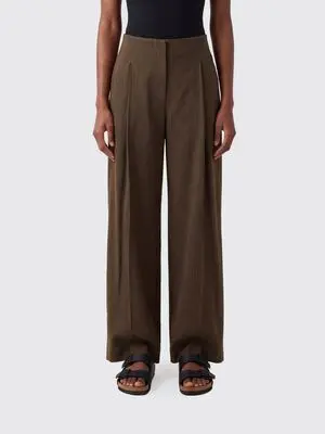 Alberta Ferretti High-waisted Virgin Wool Blend Wide-leg Trousers With Pleats - Multicolor