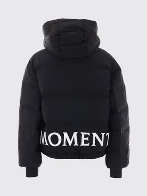 Perfect Moment Hooded Quilted Nylon Cropped Puffer Jacket With Funnel Neck
