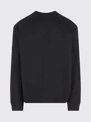 Premiata Cotton Crew-neck Sweatshirt With Applied Logo And Ribbed Trims