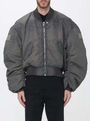 Rick Owens Oversized Water-repellent Padded Nylon Bomber Jacket With Zip Closure