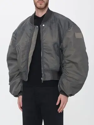 Rick Owens Oversized Water-repellent Padded Nylon Bomber Jacket With Zip Closure