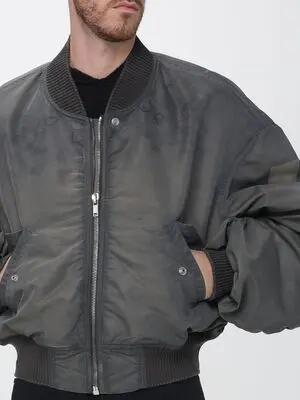 Rick Owens Oversized Water-repellent Padded Nylon Bomber Jacket With Zip Closure