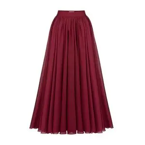 ELSAVA Aura Skirt Burgundy - Brown