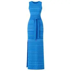 SACHA DRAKE Marina Knit Dress In Azzure