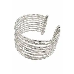 RARE MATTERS JEWELRY Hammered Wire Cuff Bracelet