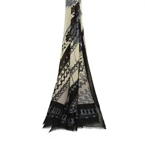 PETRUSSE Stole Sous Le Ciel De Paris - Black