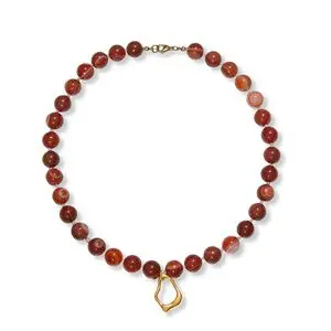 A WEATHERED PENNY Ophelia Necklace - Red/gold