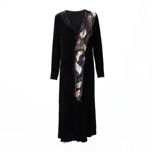 SANIYA KHAN Forest Vine Jacket - Black
