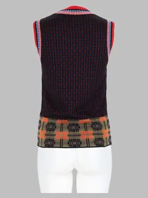 Dries Van Noten Gilet Con Motivo Geometrico