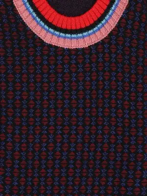 Dries Van Noten Gilet Con Motivo Geometrico