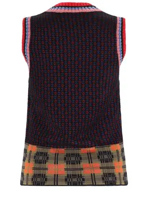 Dries Van Noten Gilet Con Motivo Geometrico