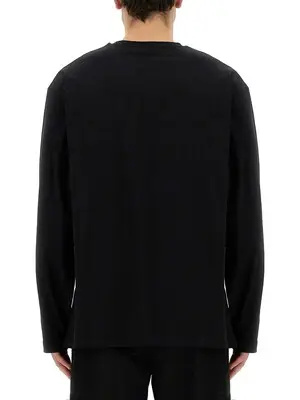 MSGM T-shirt In Cotone Con Logo - Black