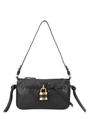 Chloé Pochette Mini Paddington Sling Con Tracolla - Black