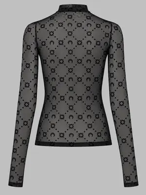 MARINE SERRE Top In Mesh Con Logo