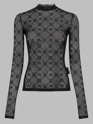 MARINE SERRE Top In Mesh Con Logo