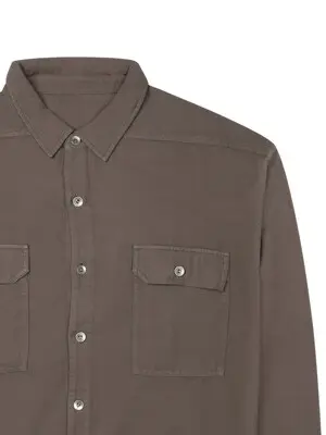 Rick Owens Overshirt "jumbo" In Cotone