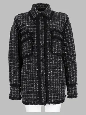 MSGM Camicia In Misto Cotone