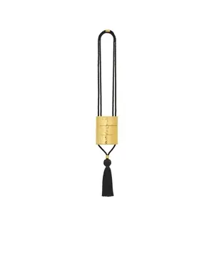 Saint Laurent Evening Opium Micro Minaudiere In Metal - Black