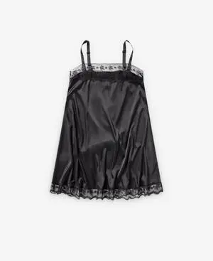 Simone Rocha Square-neck Lace-trim Dress