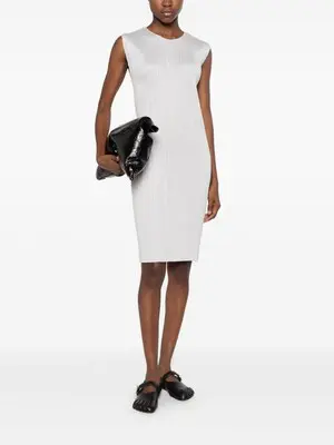 Issey Miyake Pleated Short Dress