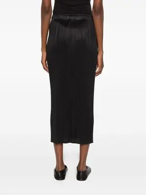 Issey Miyake Pleated Long Skirt