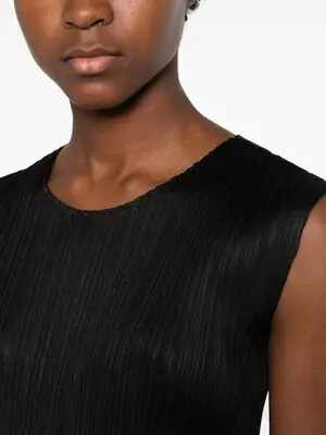 Issey Miyake Pleated Short Dress