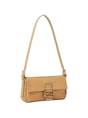 Fendi Baguette Leather Shoulder Bag