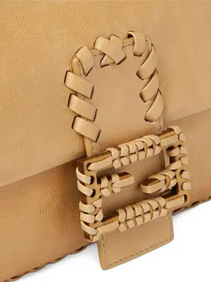 Fendi Baguette Leather Shoulder Bag