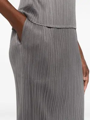 Issey Miyake Pleated Long Skirt