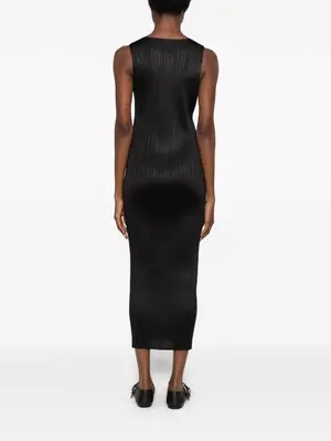 Issey Miyake Pleated Long Dress