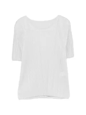 Issey Miyake Pleated -tshirt - Grey