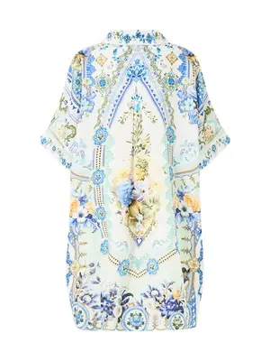 Camilla Oversized Linen Tunic Dress