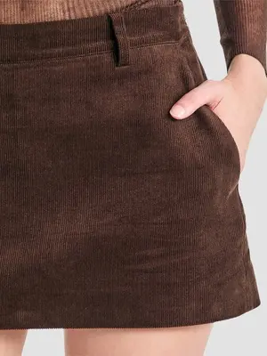 SEROYA Valkiria Corduroy Mini Skort