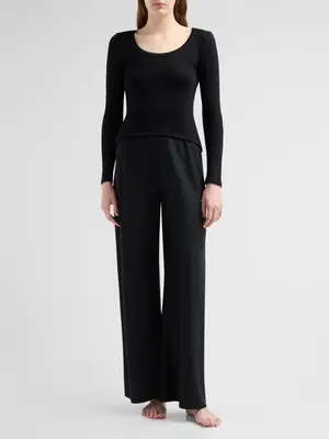 Majestic Filatures Soft Touch Scoopneck Sweater