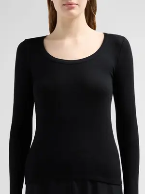 Majestic Filatures Soft Touch Scoopneck Sweater