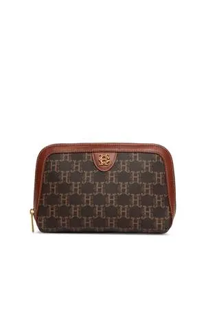 Holland Cooper Makeup Pouch Monogram - Tan