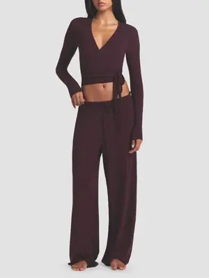 SKIMS Jersey Wrap Top