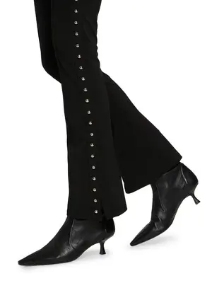 Cinq À Sept Percy Studded Bootcut Pants