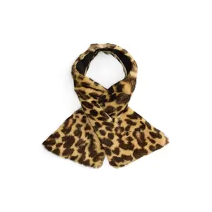 Ralph Lauren Leopard-print Haircalf Scarf