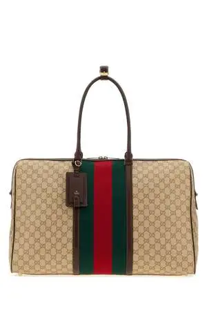 Gucci Gg Canvas Medium Travel Handbag