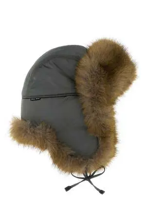 Miu Miu Miu Mini Dark Nylon Hat