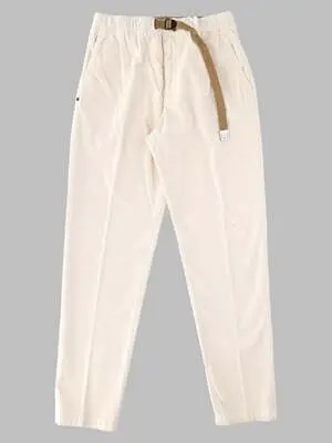 WHITE SAND Sand Trousers For In Cotton-lyocell Stretch Blend - Multicolour