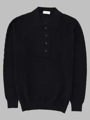 PAOLO PECORA MILANO 100% Virgin Wool Polo Shirt - Multicolour