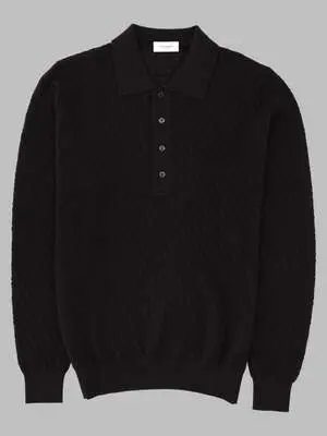 PAOLO PECORA MILANO 100% Virgin Wool Polo Shirt - Multicolour