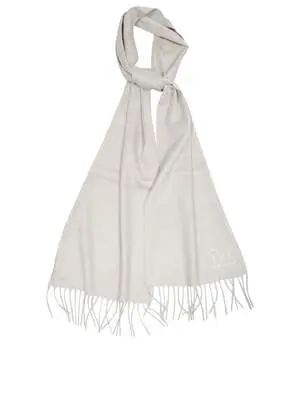 MAX MARA ACCESSORI Wsdalia Wool-blend Scarf - Beige