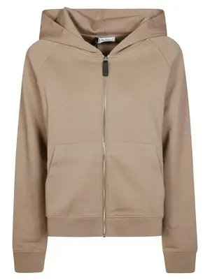 Max Mara Zip Sweatshirt - Beige