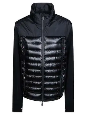 Moncler Quilted Sweater Cardigan - Nero