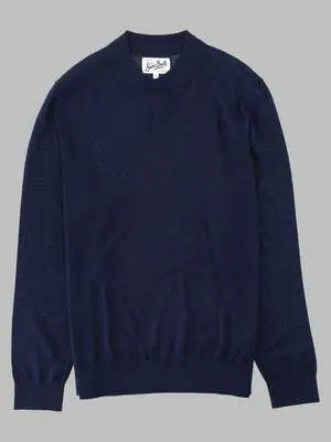 MC2 SAINT BARTH Merino Wool Sweater - Blue